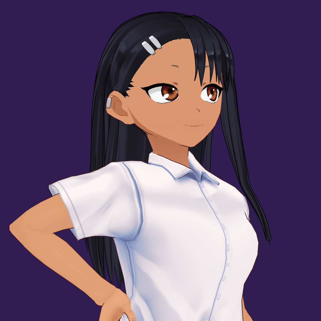 Vroid 3d model Nagatoro Uniform .vrm .pmx - Kitzoomer - BOOTH
