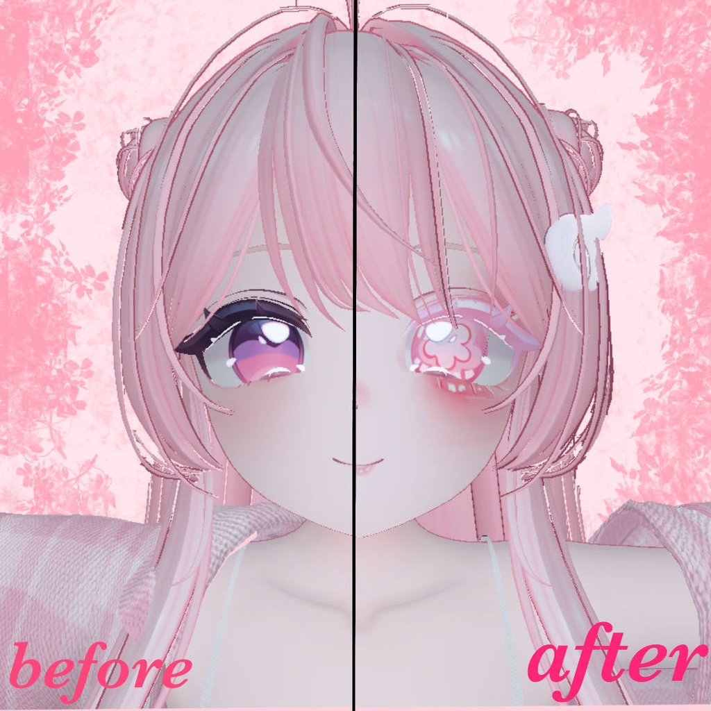 [シフォン-Chiffon用] Makeup&Eye texture VRChat用 - k-house - BOOTH
