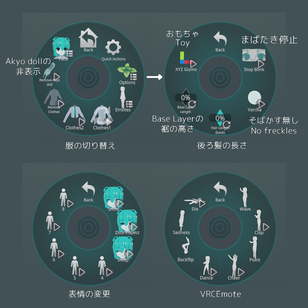 Humanoid Akyo Ver.1.71 - PC版VRChat用アバター - nooktown - BOOTH