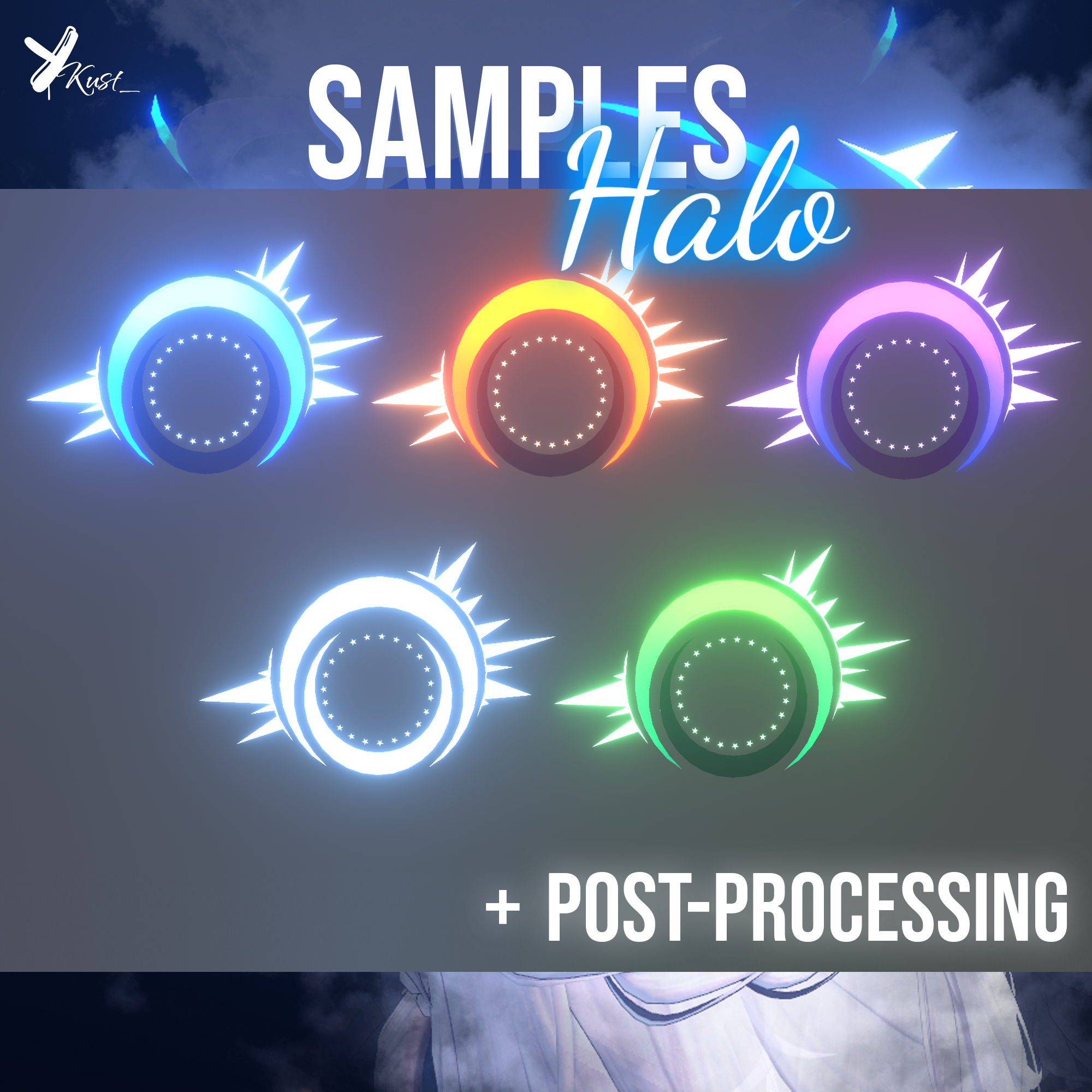 【VRChat】~Lunar Seal Halo - ykust_ - BOOTH