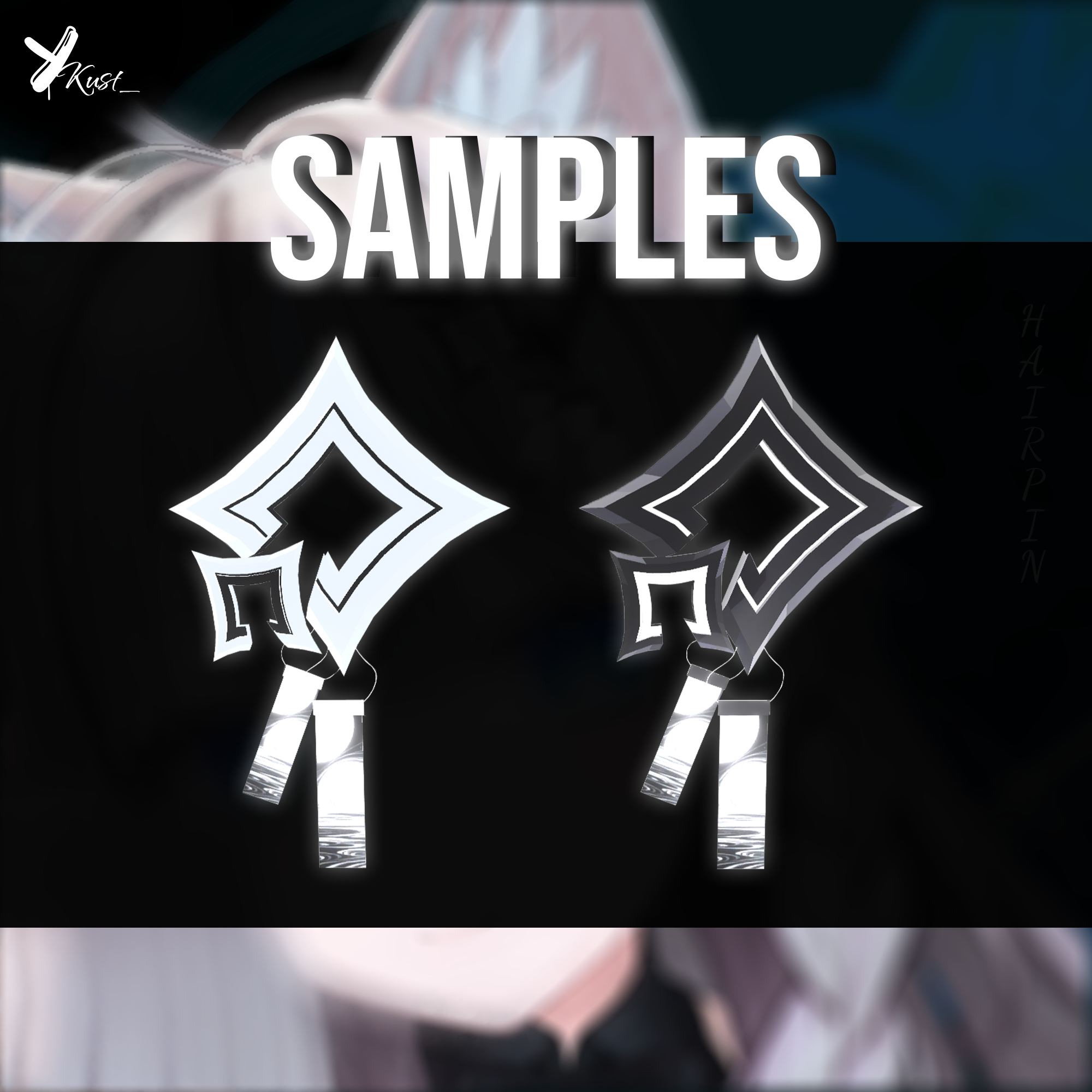 【VRChat】~Astral Mirror Hairpin - ykust_ - BOOTH