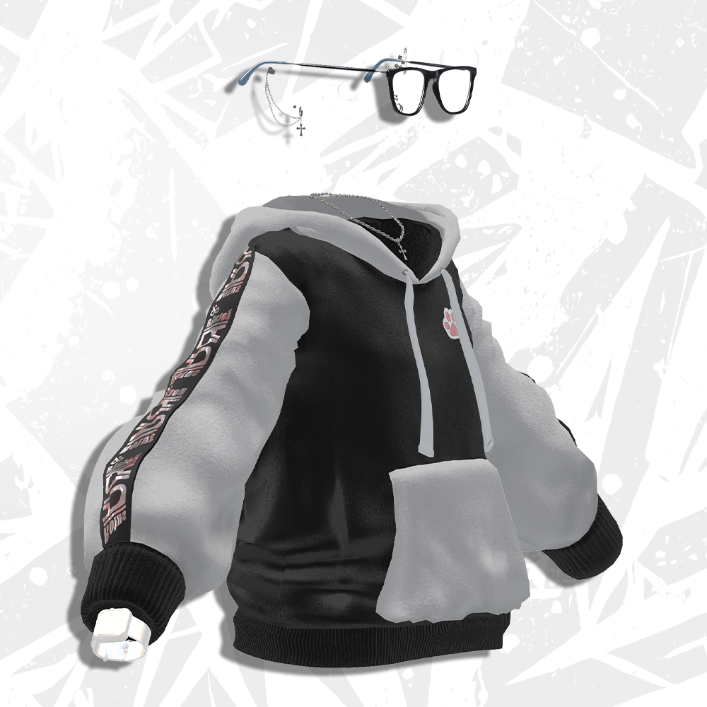 【kuuta専用衣装】Rota Hoodie（パーカー＋アクセサリーセット）眼鏡/時計/ネックレス/ピアス - Rotus＆RotaLa ...