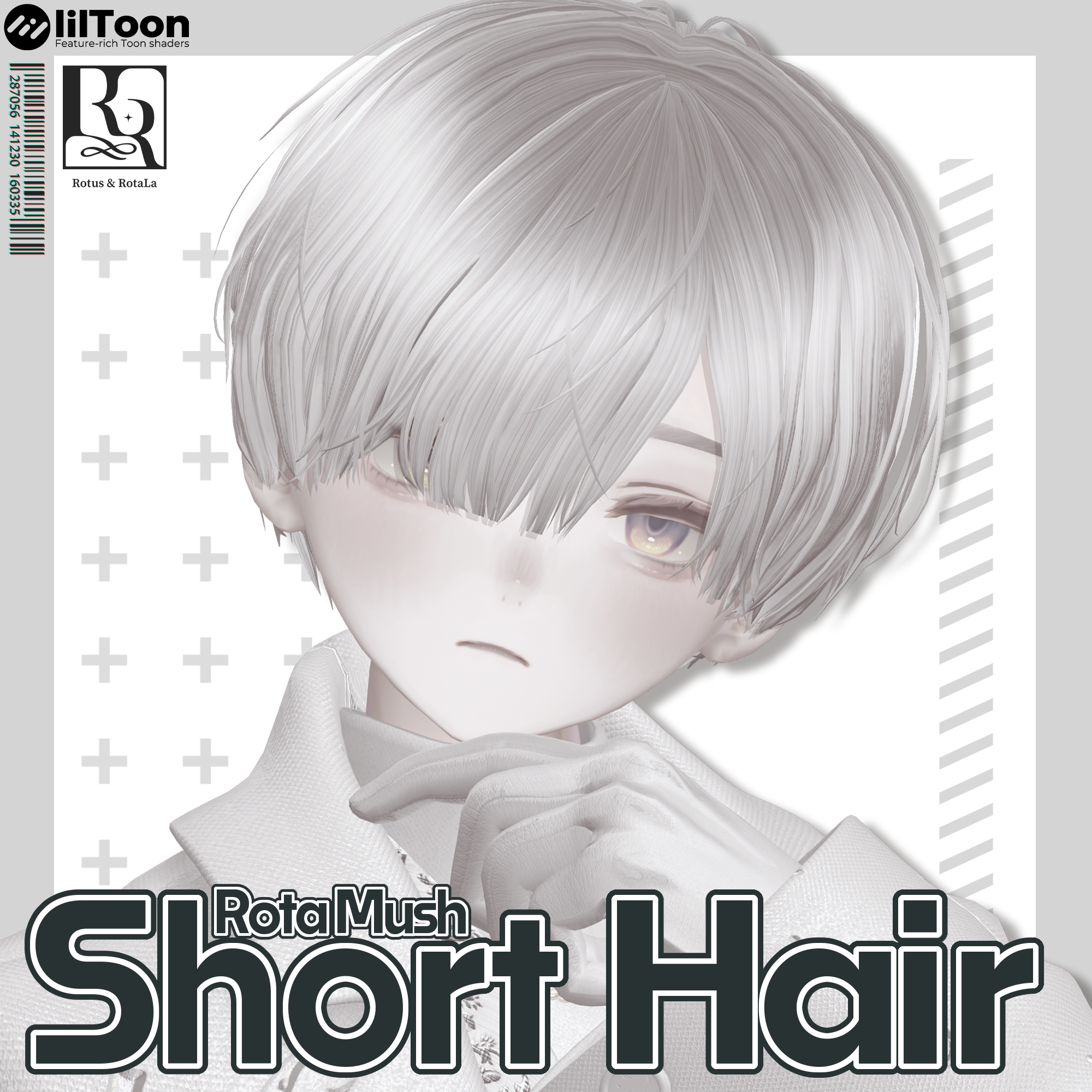 【16アバター対応】RotaMushShortHair🤍【MA対応】髪型 - Rotus＆RotaLa - BOOTH