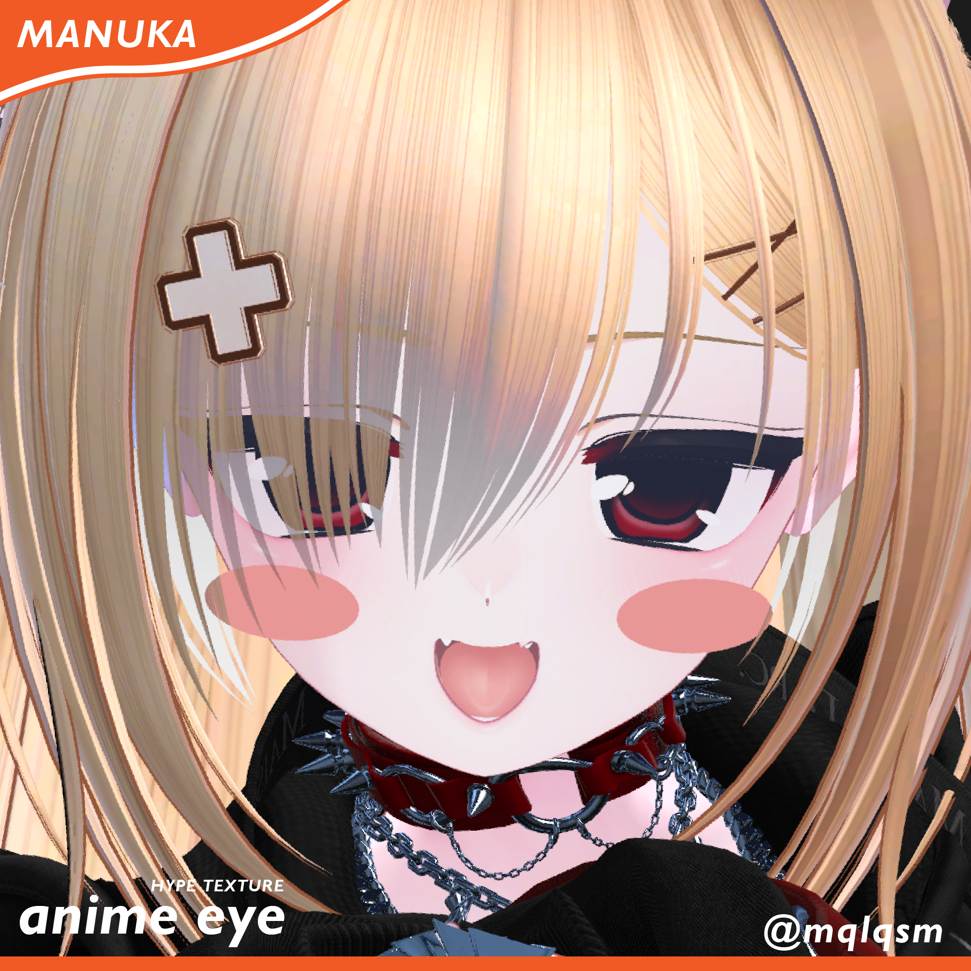 【anime eye】 Texture+2D Cheek #clnsq - CLONE² - BOOTH