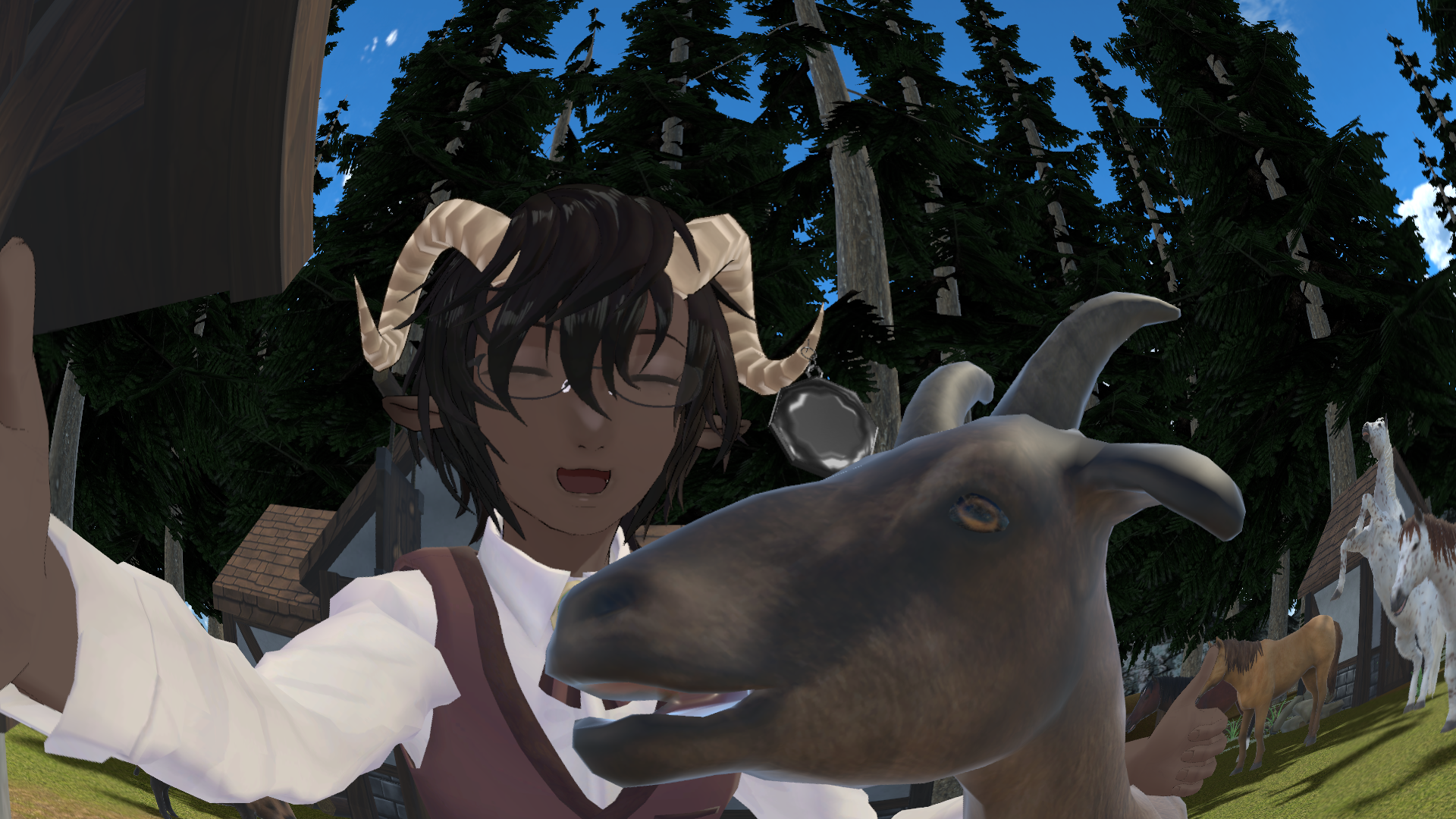 【VRChat】Flex FishEye Lens - Goat-Cannery - BOOTH