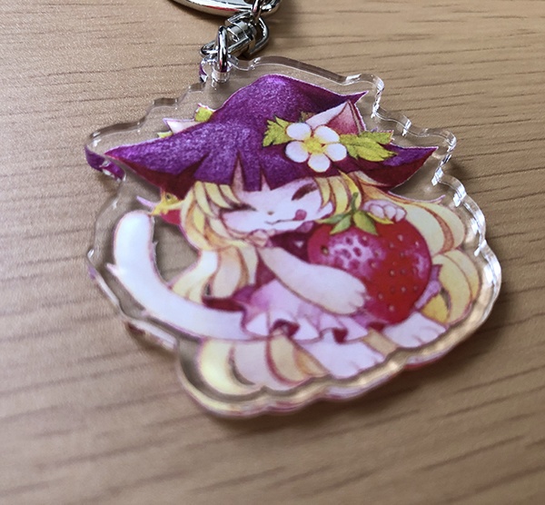 【アクリルキーホルダー】マズルカちゃんのいちご - Caramerry - BOOTH