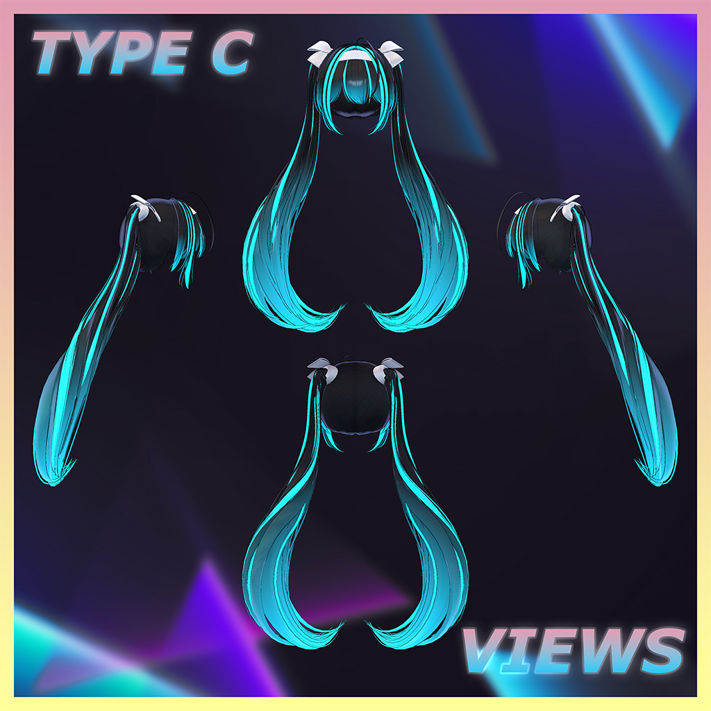 Clover Hair Highlights Texture 【VRC Hair Texture - DanaStudio ...