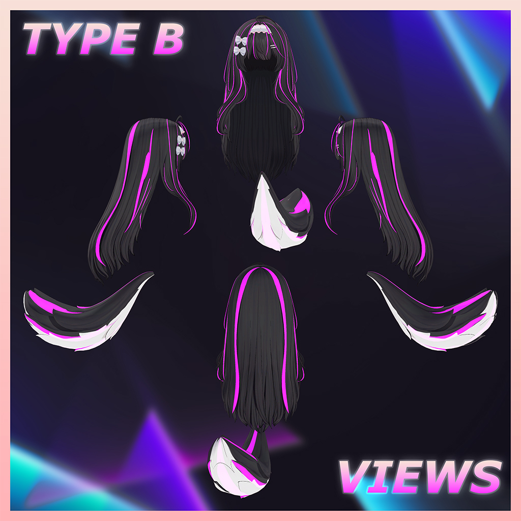 ♥ Mocha_Hair ♥ Highlights Texture 【VRC Hair Texture - Nanaha】 - StrandX ...