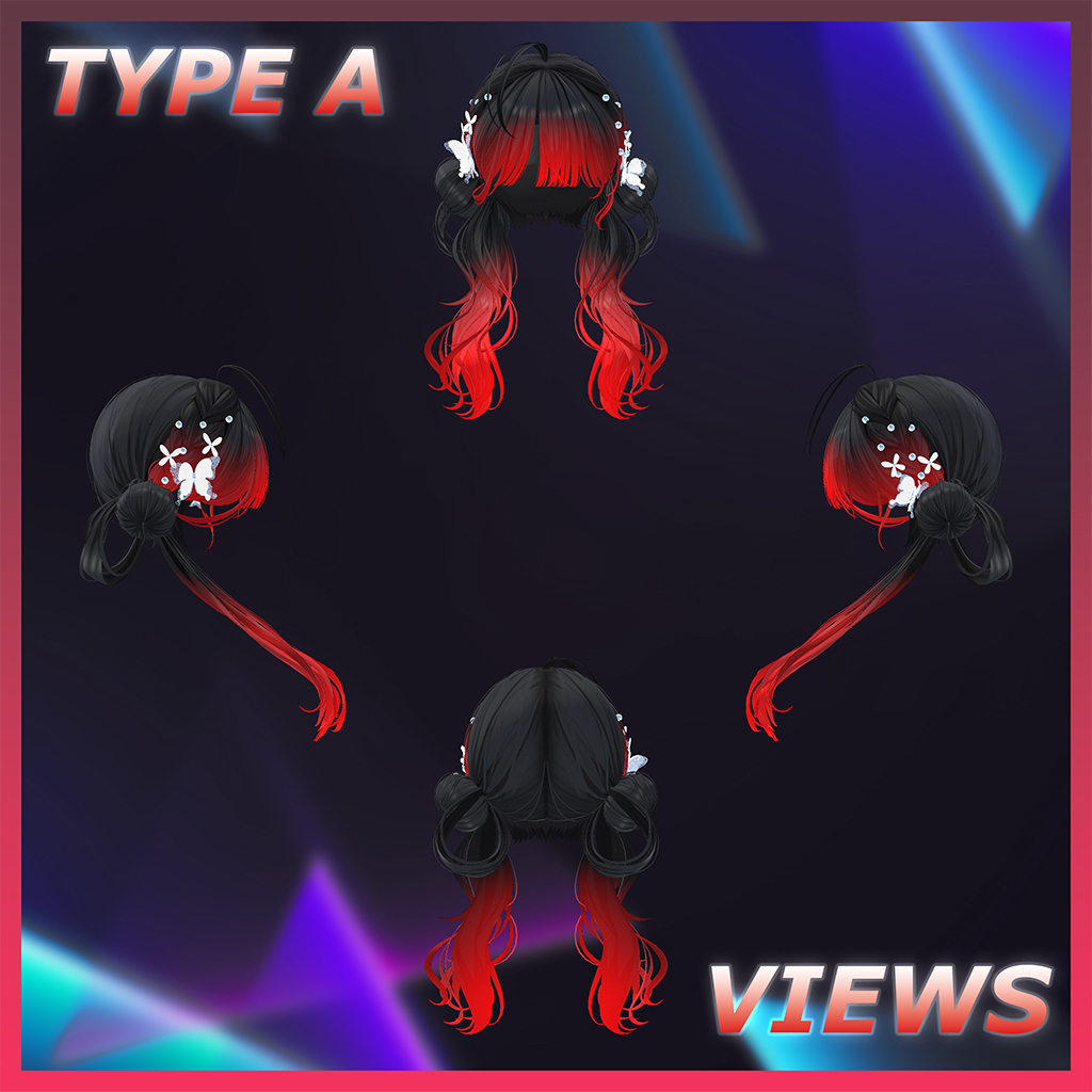 Vela_Hair Highlights Texture 【VRC Hair Texture - Kyee_N】 - StrandX - BOOTH