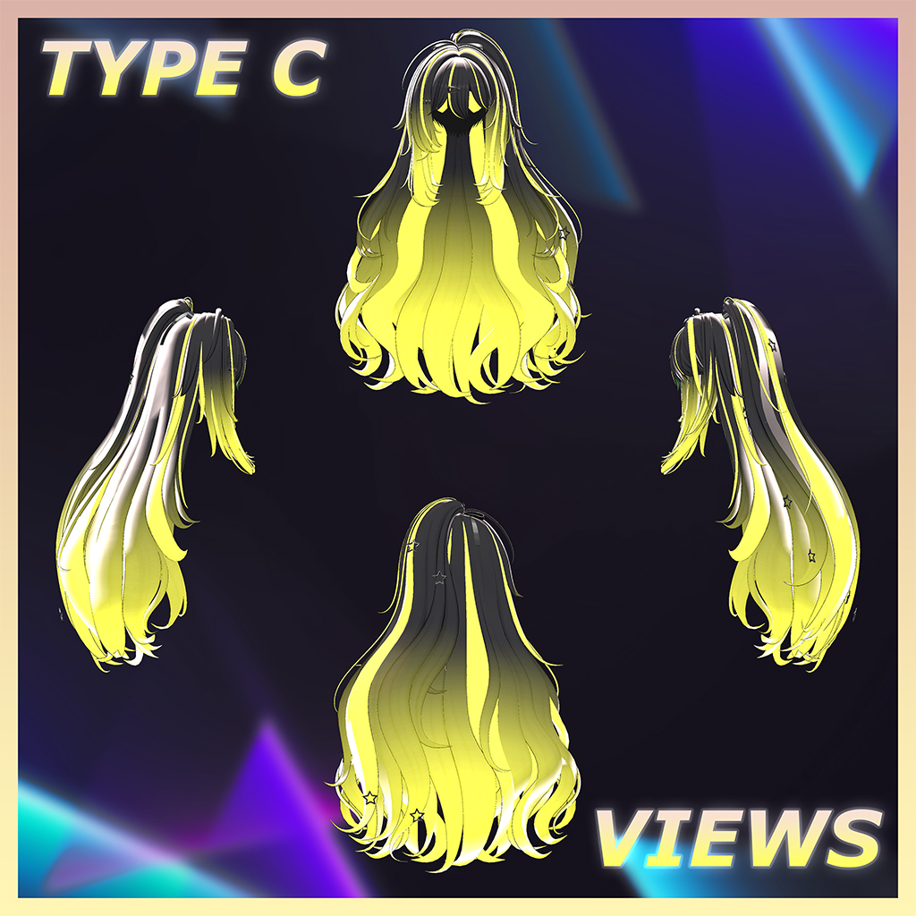 Cosmi Hair ⑅♡ Highlights Texture 【VRC Hair Texture - WishList ...