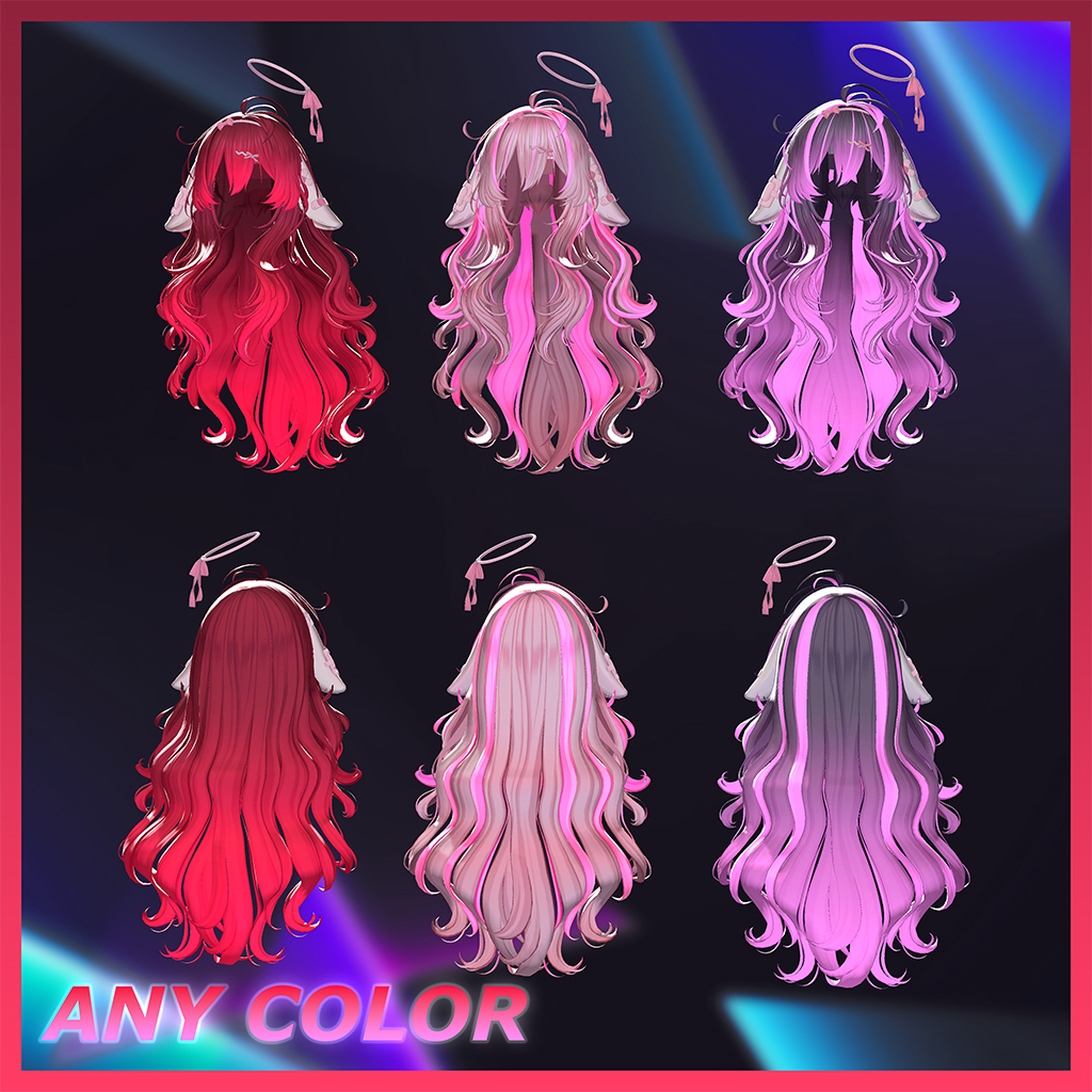 ♥ Meloa_Hair ♥ Highlights Texture 【VRC Hair Texture - Nanaha】 - StrandX ...