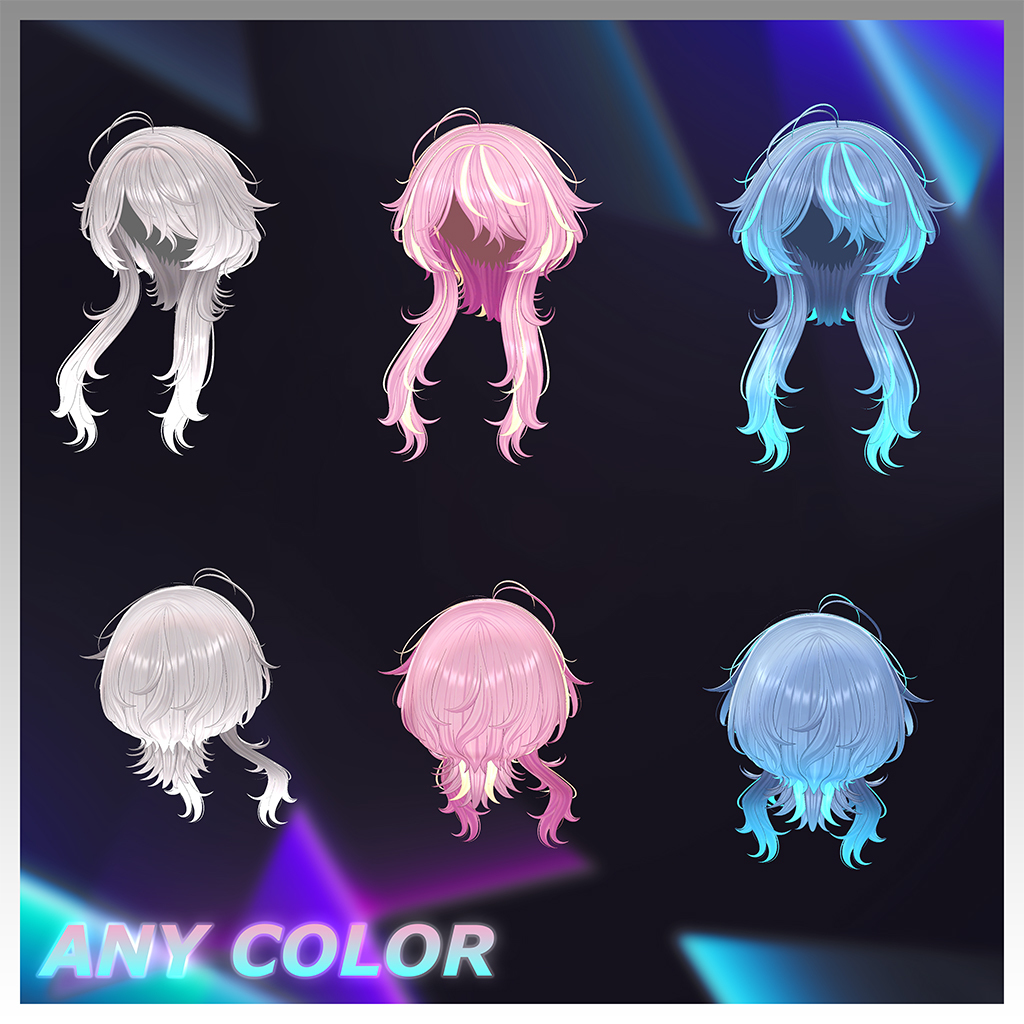Carol Hair ⑅♡ Highlights Texture 【VRC Hair Texture - WishList ...