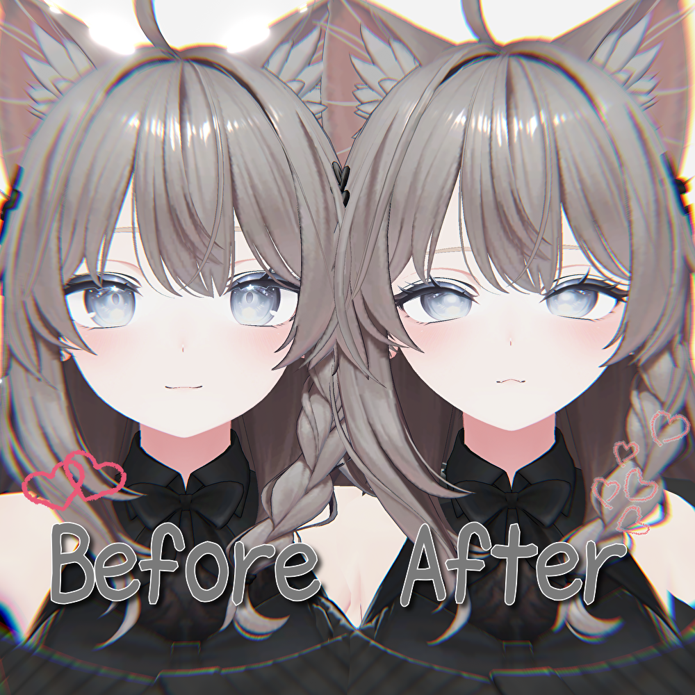 【しなの-Shinano】Face Blendshape + Face Animation,Face シェイプキー - rilroom - BOOTH