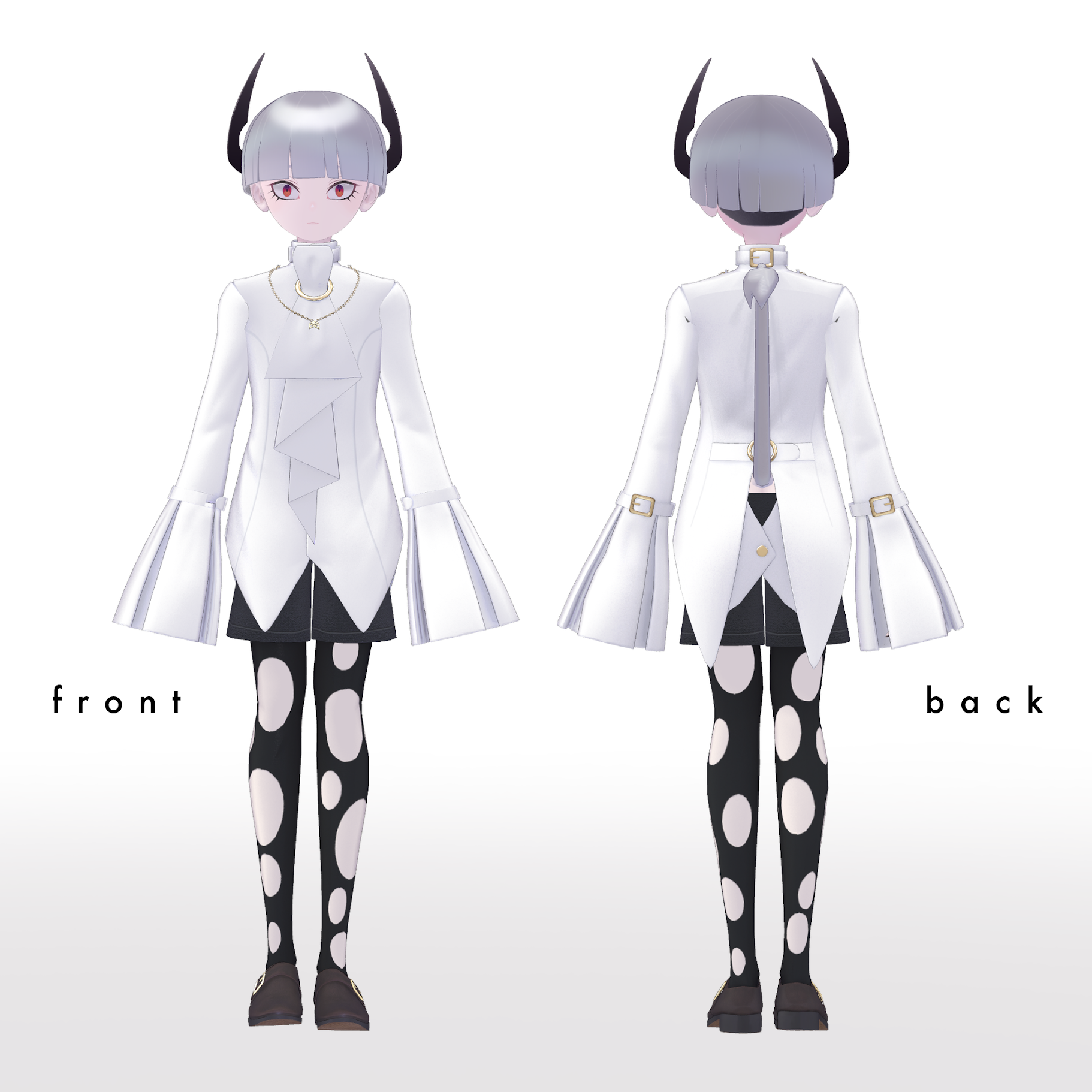 【オリジナル3Dモデル】Cathari カタリ【VRChatアバター】（無料おまけ）ShinigamiSan 死神さん ...