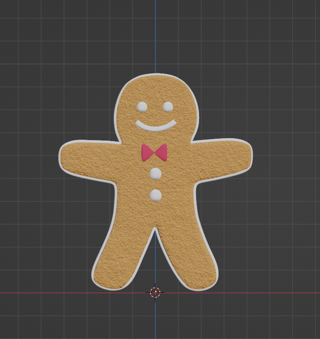 【blender】【FBX】gingerbreadmanクッキー 【unityパッケージ】 - yxx - BOOTH
