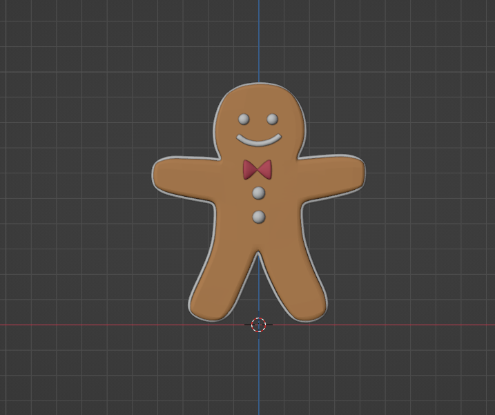 【blender】【FBX】gingerbreadmanクッキー 【unityパッケージ】 - yxx - BOOTH