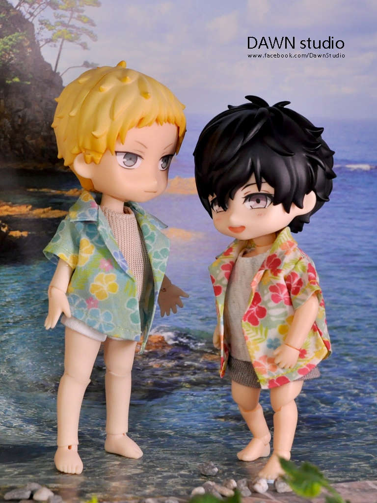 オビツ11 服 ハイビスカス アロハシャツ - Dawn studio - BOOTH