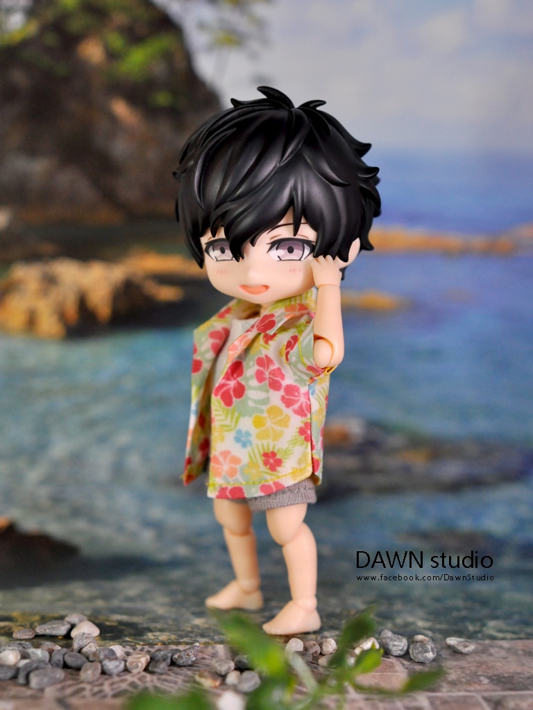 オビツ11 服 ハイビスカス アロハシャツ - Dawn studio - BOOTH