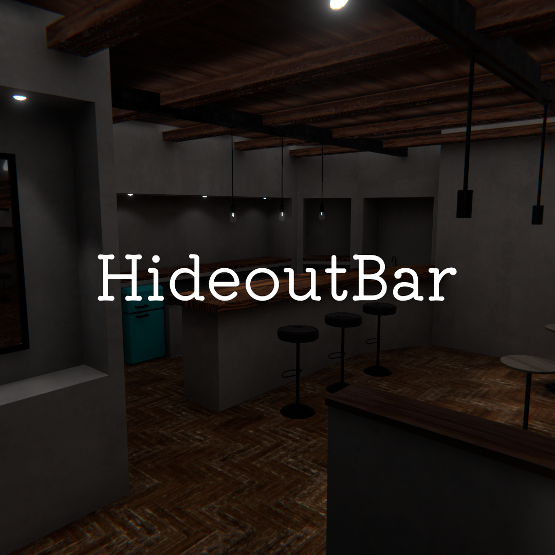 【VRC向けワールド】HideoutBar - とーちの技術屋さん - BOOTH