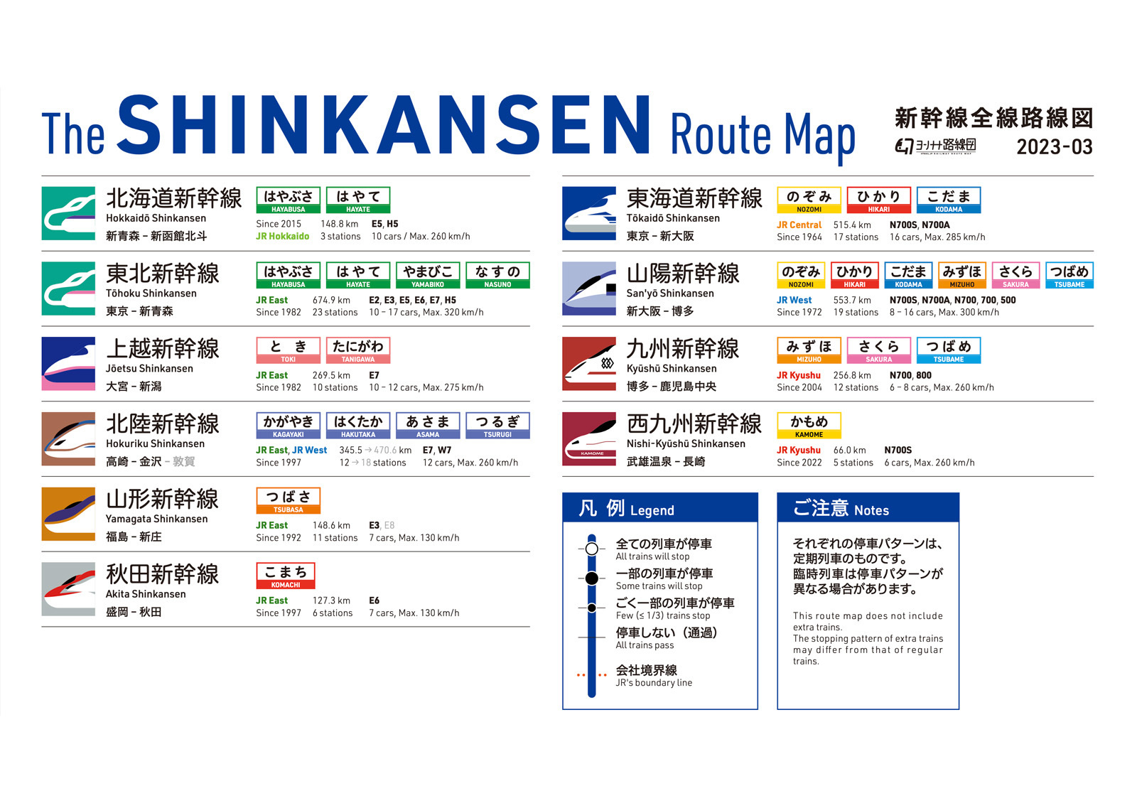 新幹線全線路線図（デジタル版） - カワツル商店 BOOTH支店 - BOOTH