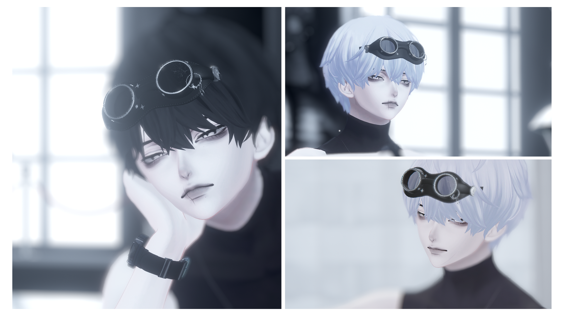 【VRChat】StarGoggles -Plus - レザーゴーグル - Stray - - BOOTH