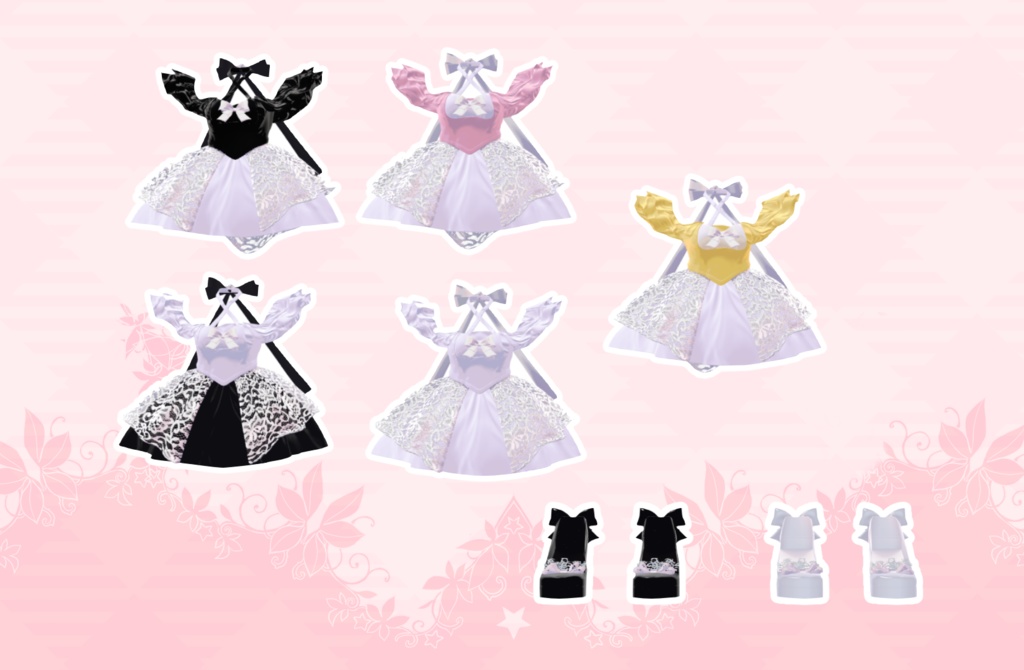 Sio[しお] RF Dress - Pink.pink - BOOTH