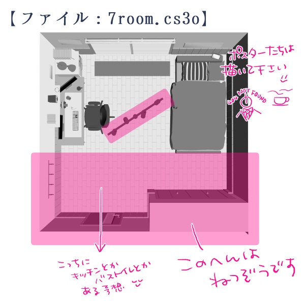 【2次創作】7room - tsumugi - BOOTH