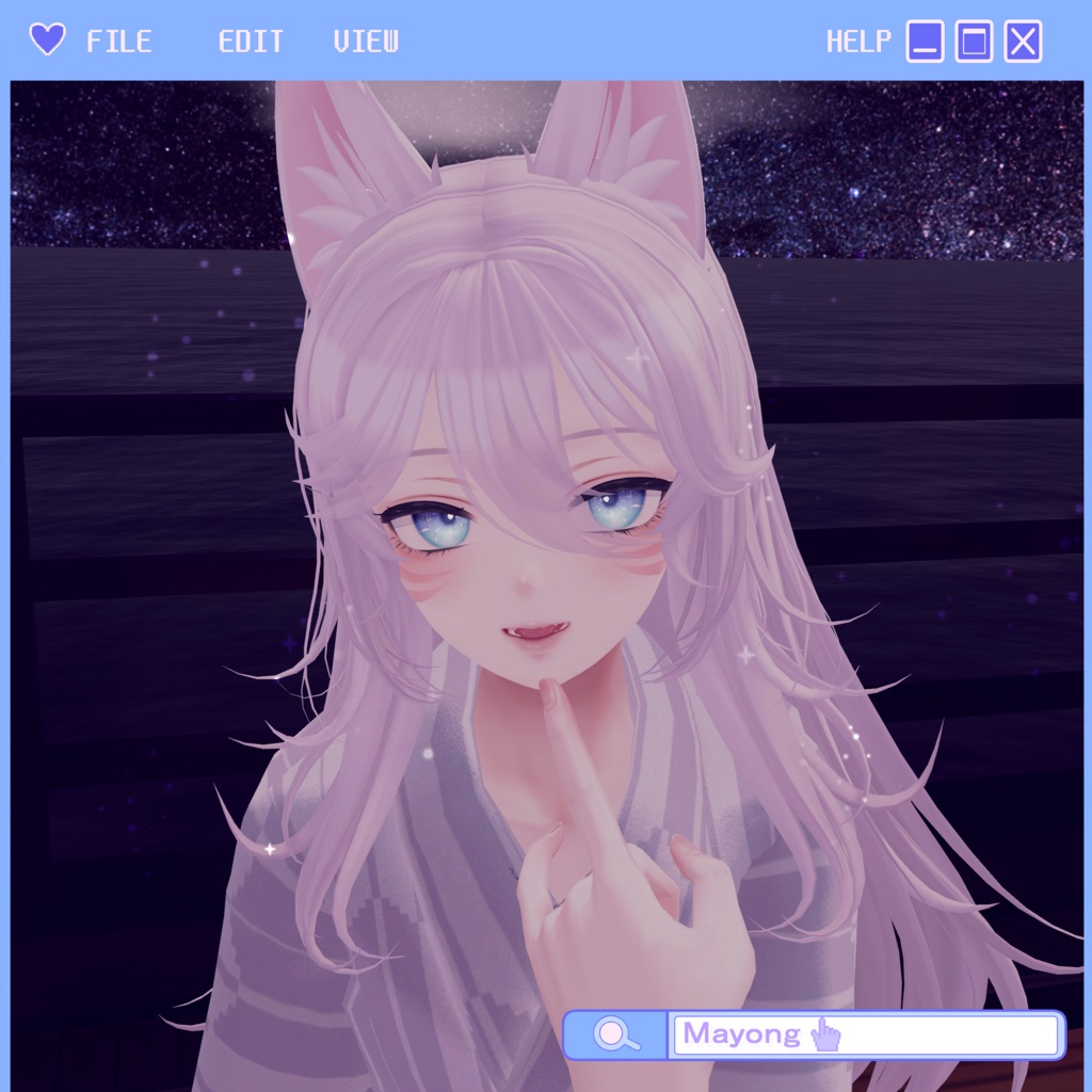 [Shinra(森羅)] Nine tails makeup texture boy & girl - MEOW - BOOTH