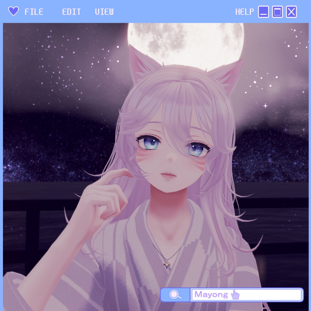 [Shinra(森羅)] Nine tails makeup texture boy & girl - MEOW - BOOTH