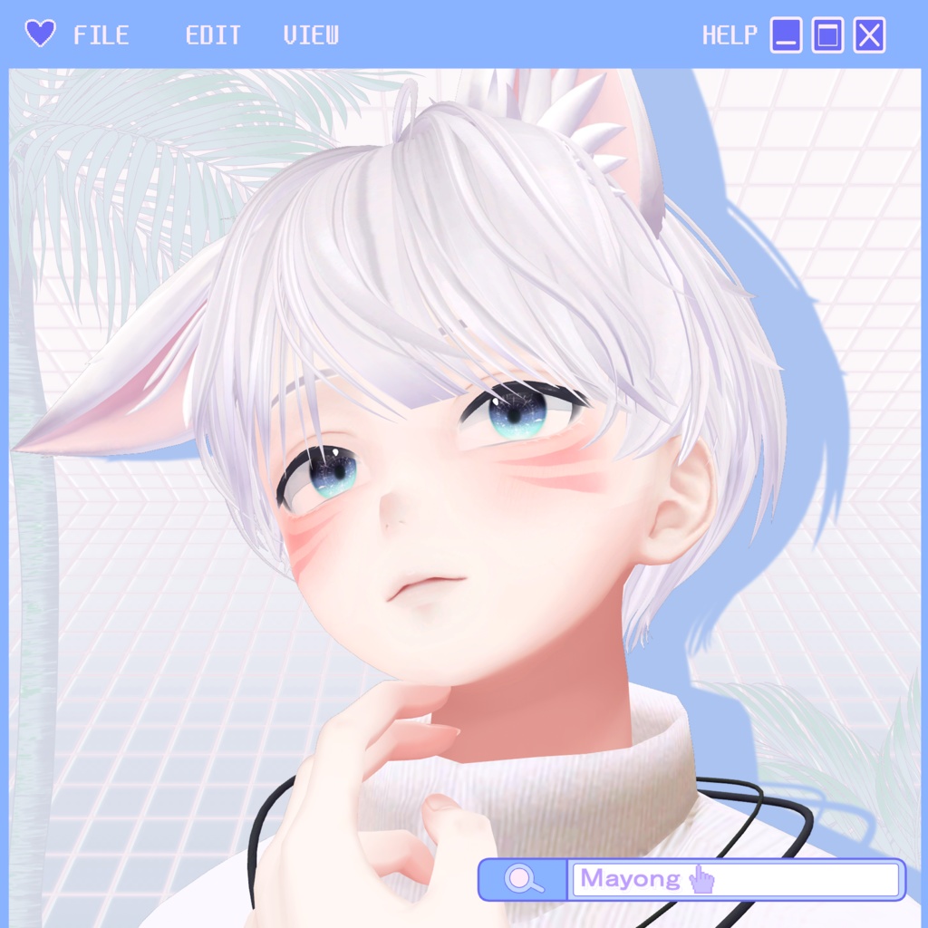 [Shinra(森羅)] Nine tails makeup texture boy & girl - MEOW - BOOTH