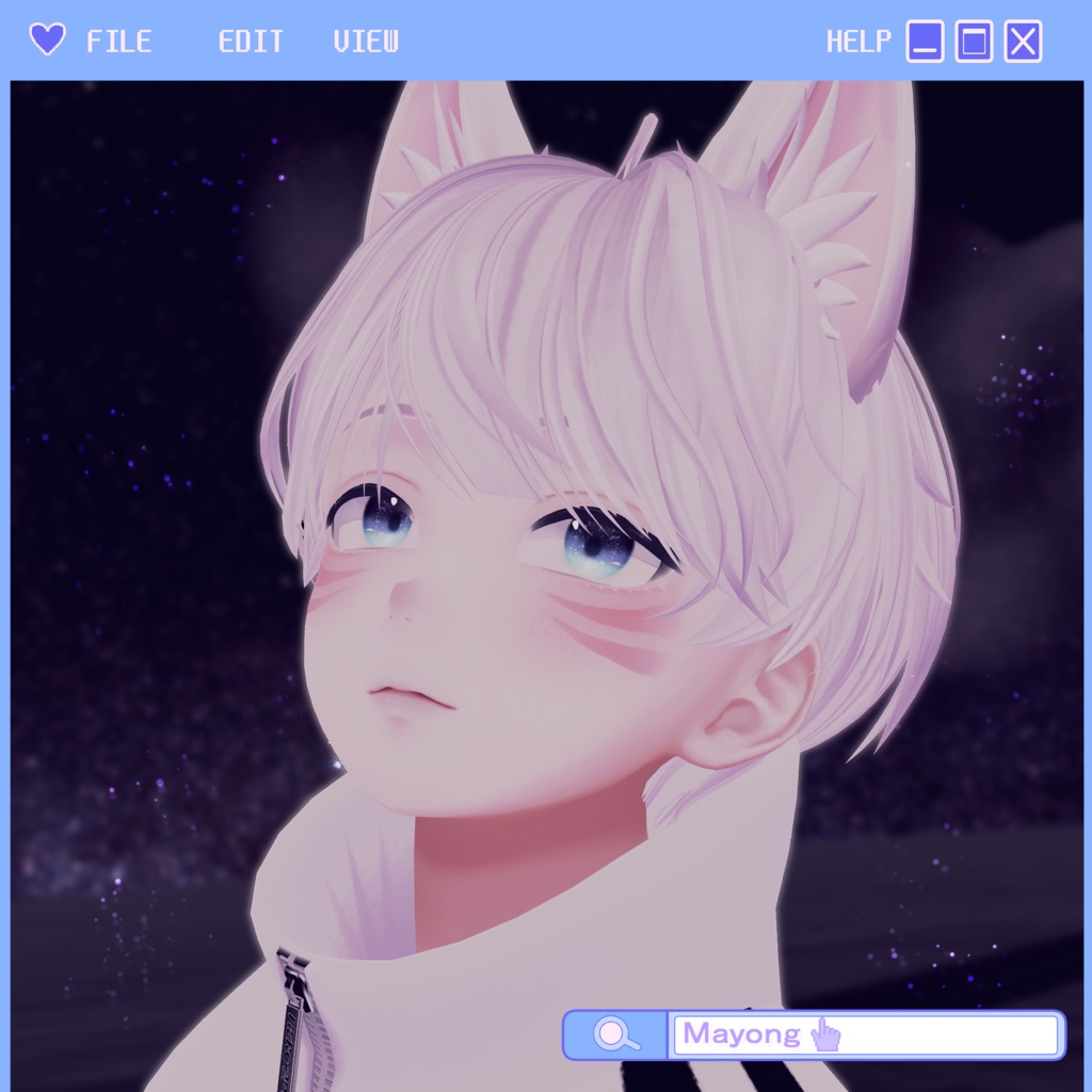 [Shinra(森羅)] Nine tails makeup texture boy & girl - MEOW - BOOTH