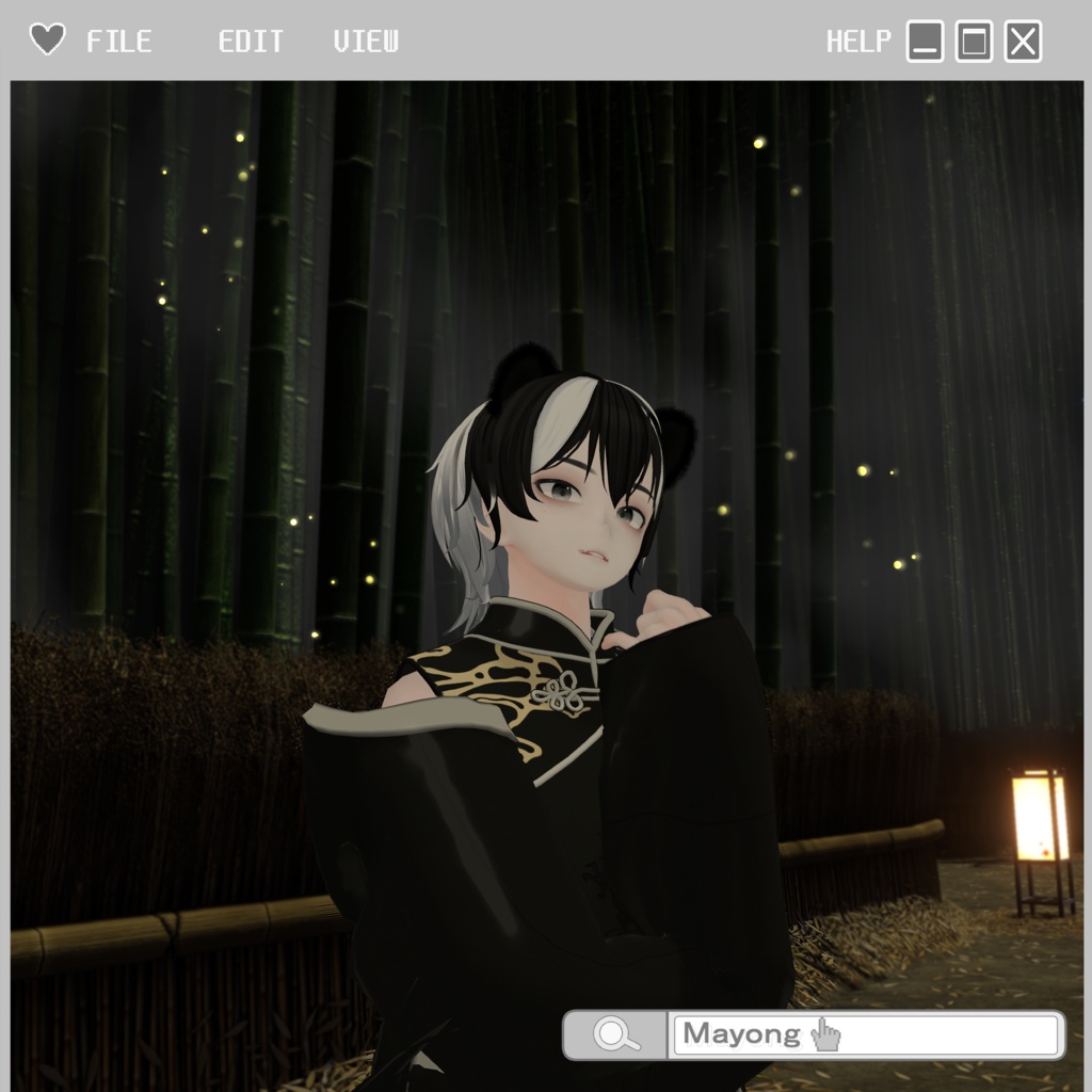 [Shinra(森羅)] Panda makeup texture - MEOW - BOOTH