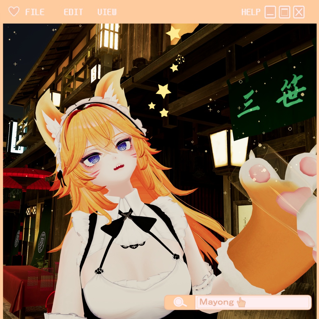 [Moe 萌] Fox face& body makeup texture (full set) - MEOW - BOOTH