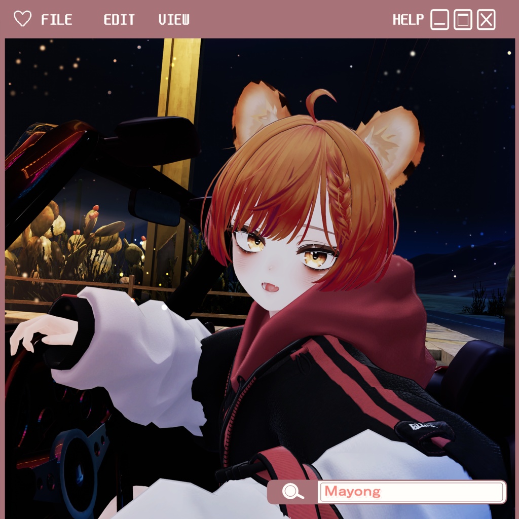 [Manuka(マヌカ)] Big Cats eyes & face makeup texture - MEOW - BOOTH