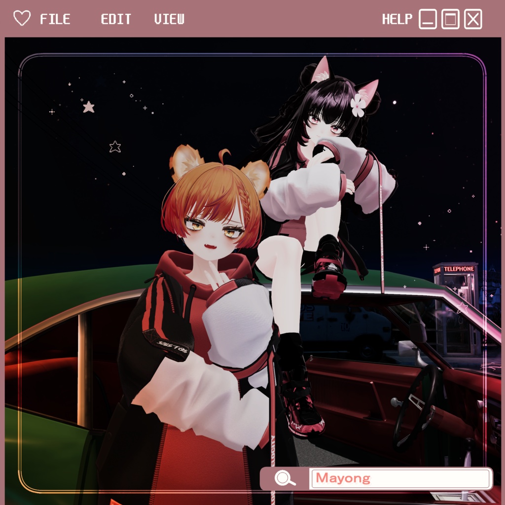 [Manuka(マヌカ)] Big Cats eyes & face makeup texture - MEOW - BOOTH