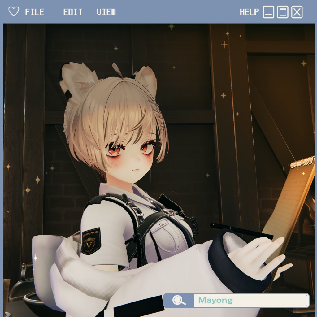 [Manuka(マヌカ)] Big Cats eyes & face makeup texture - MEOW - BOOTH