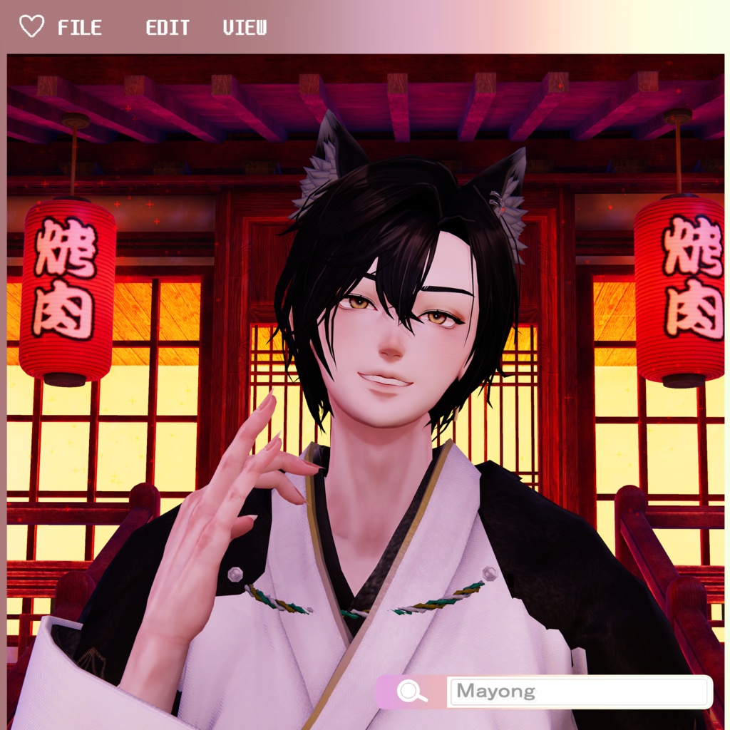 [Rei 怜] Rei Inugami makeup texture - MEOW - BOOTH