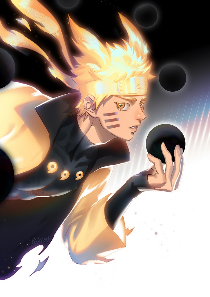 Naruto-Easy to color-Free PSD files - pukun - BOOTH