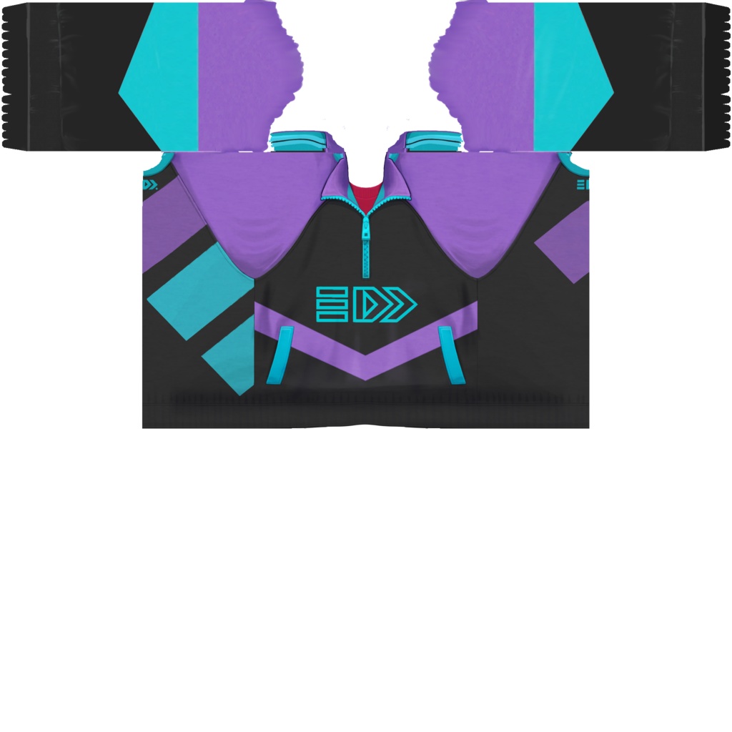 VROID [Splatoon] Takoroka Nylon Vintage VRoid Jacket Texture ...