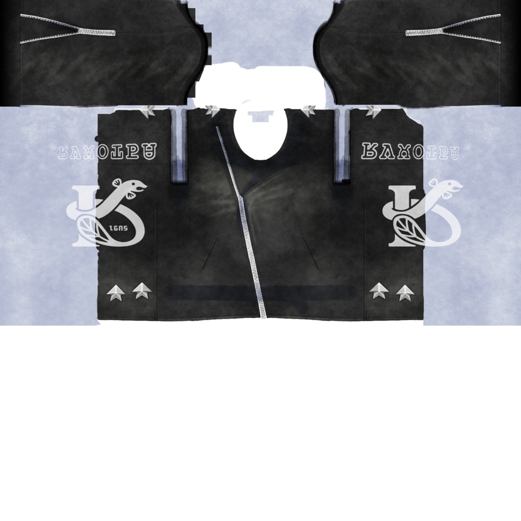 VROID [Splatoon] Black Inky Rider - enchantedpencil - BOOTH