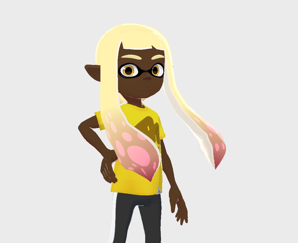 VROID [Splatoon] Classic Inkling Girl Hair - enchantedpencil - BOOTH