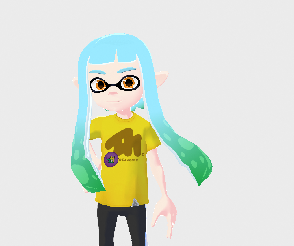 VROID [Splatoon] Classic Inkling Girl Hair - enchantedpencil - BOOTH