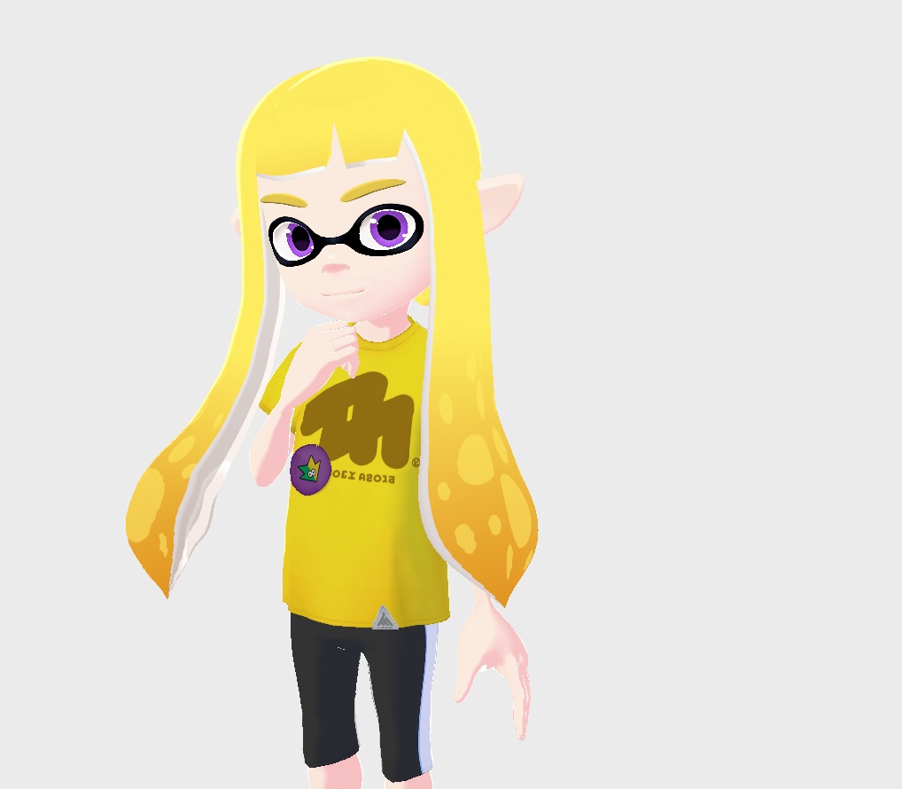 VROID [Splatoon] Classic Inkling Girl Hair - enchantedpencil - BOOTH