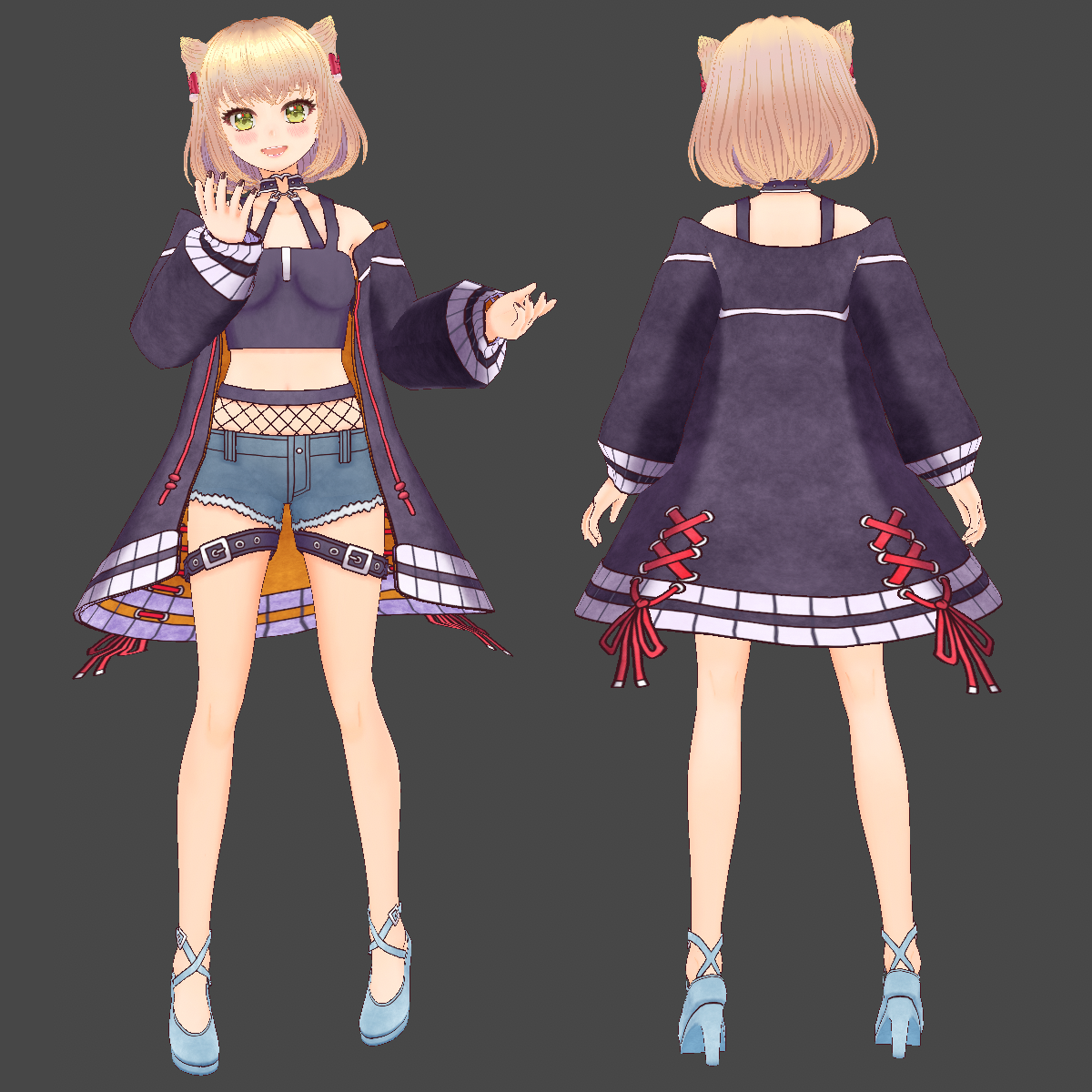 Synthesizer V ANRI Arcane FREE VRoid Model - MelodyCrystel's Carton - BOOTH