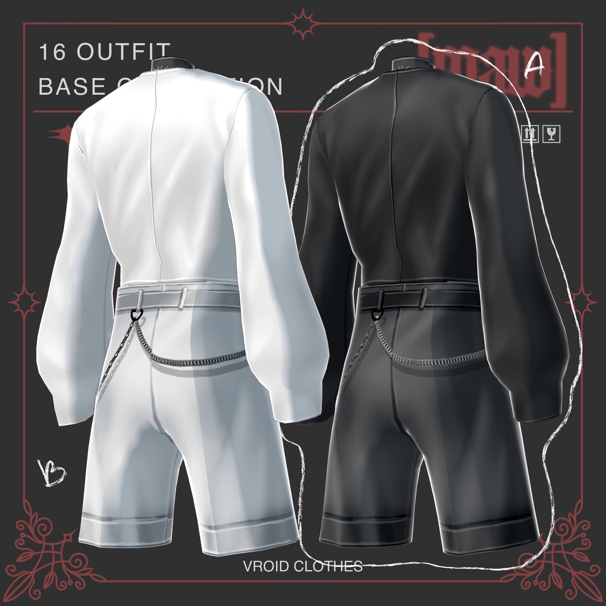 16 OUTFIT VROID by [maw] - [maw] - BOOTH