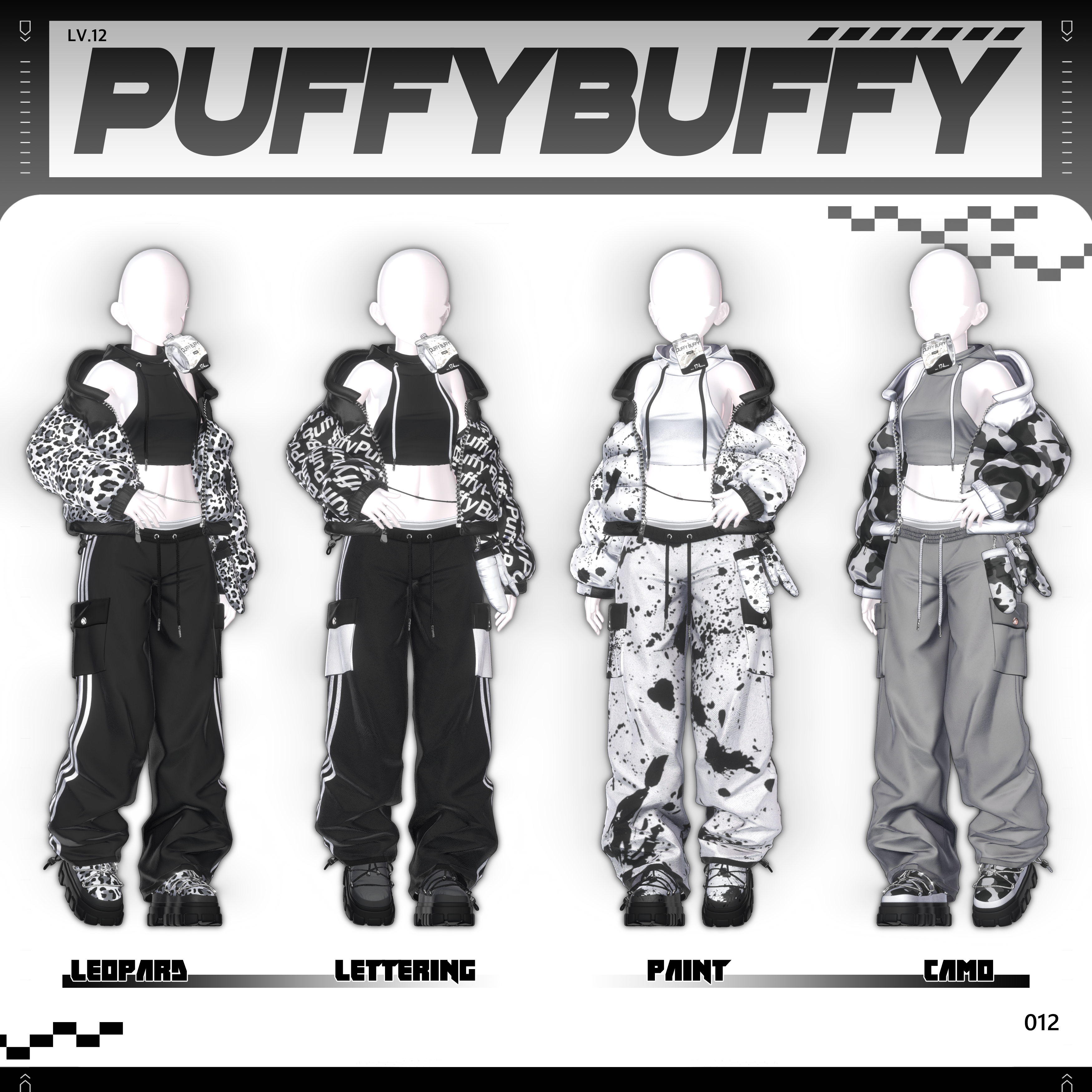 セール中 【16アバター対応】 𝐋𝐕.𝟏𝟐 Puffy_Buffy ️ - LookVook - BOOTH