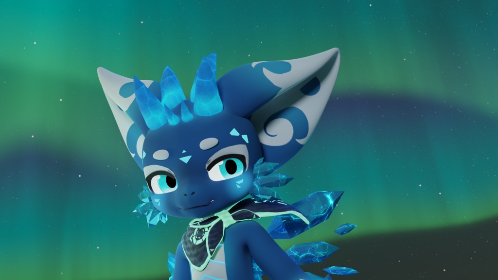 [BlueGuaShop] -3Dモデル-ゴンビ-Gonbi-Bing chilling with some ice on the side ...