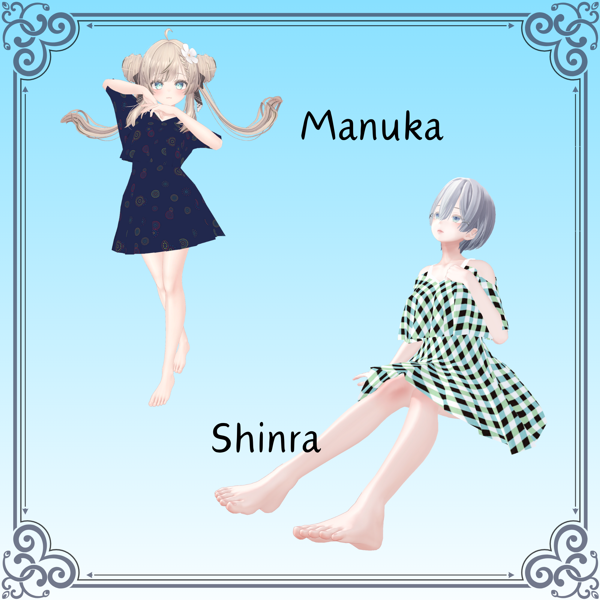 【MA】Oceanic One-Piece【6アバター対応衣装】 - RA - BOOTH