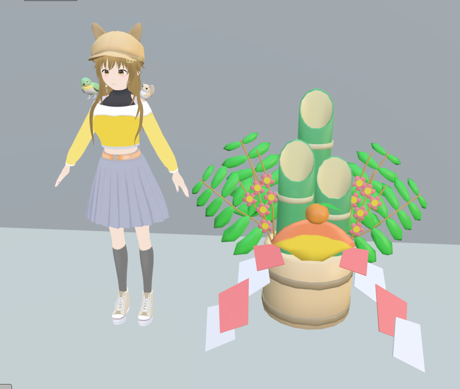 【VRChat】門松【3Dモデル】 - mint-0547 のショップ - BOOTH