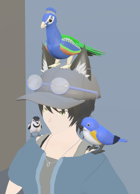 【VRChat】クジャク(通常)【3Dモデル】 - mint-0547 のショップ - BOOTH